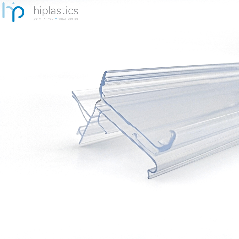 Hiplastics OPHDC Hold Shelf Divider Installed ESL Rail for Hanshow ...