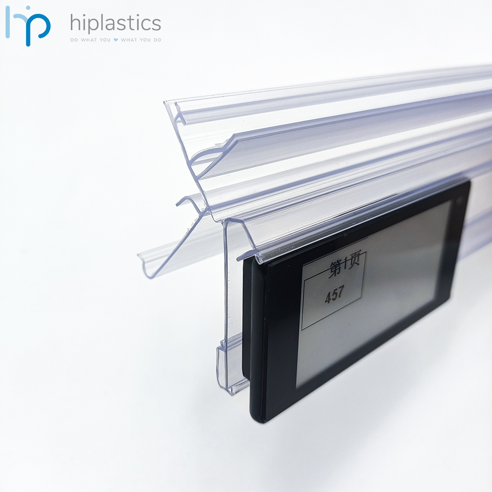 Hiplastics OPHDC-HSBK Hold Shelf Divider Installed ESL Rail for Hanshow ...