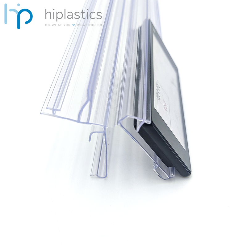 Hiplastics OPHDC-HSBK Hold Shelf Divider Installed ESL Rail for Hanshow ...